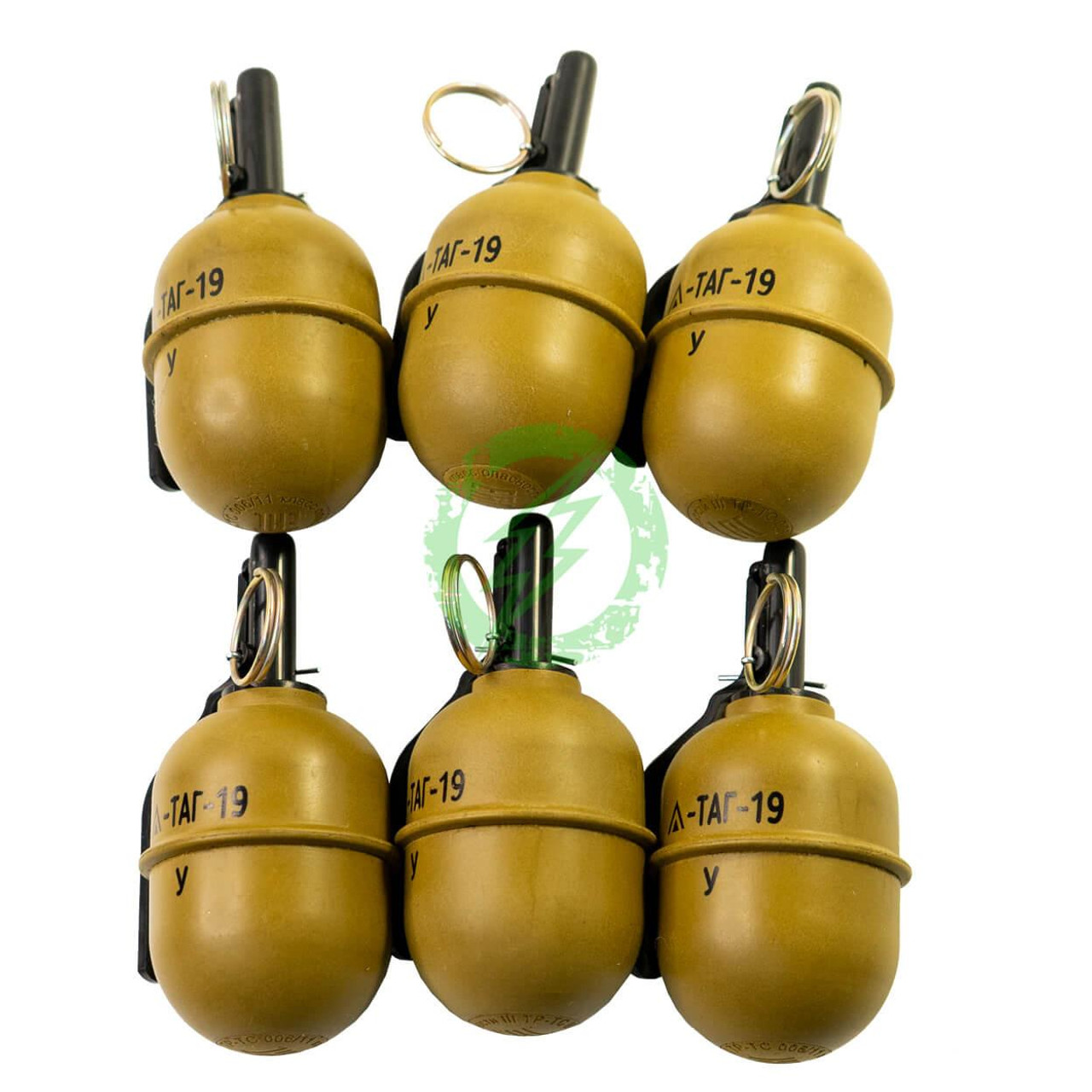 Pyro Shipped Easy Taginn Tag 19y Airsoft Hand Grenade 6 Pack