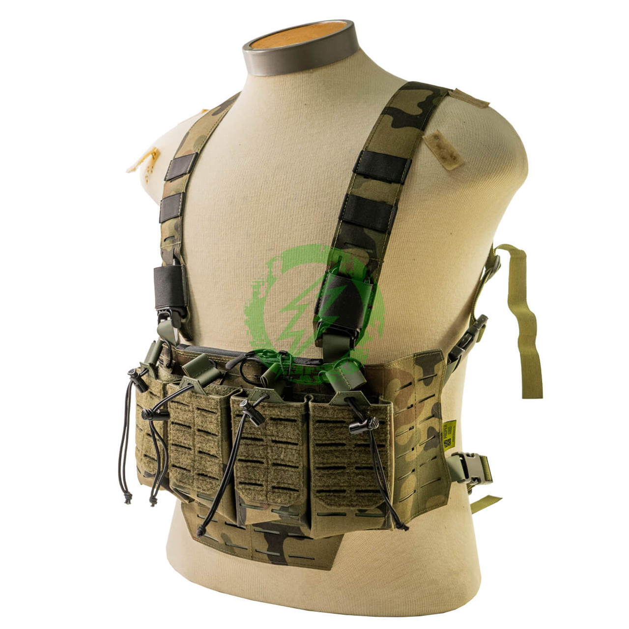 Proper Grid Tactical | Chest Rig N.49+ V2 (Multicam / 4x Fixed Pouches ...