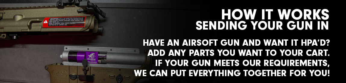 Amped Airsoft Custom HPA Builds | HPA Airsoft Guns Built for You!