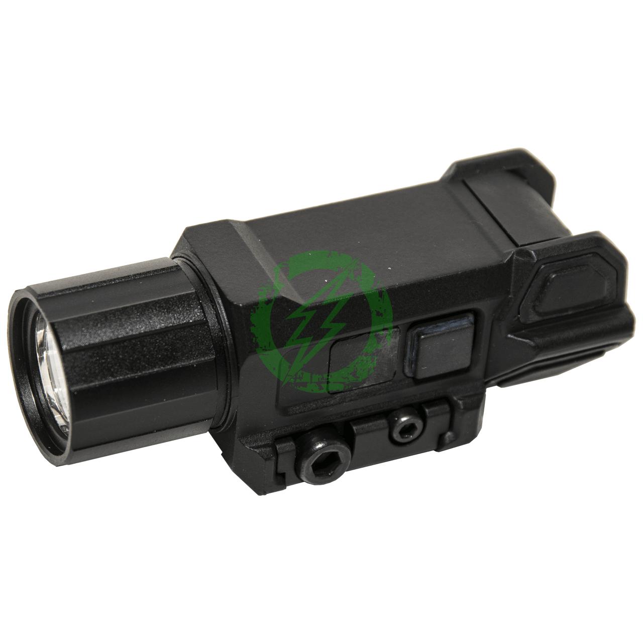 NC Star | VISM Pistol FlashLight with Strobe | 200 Lumens / Black