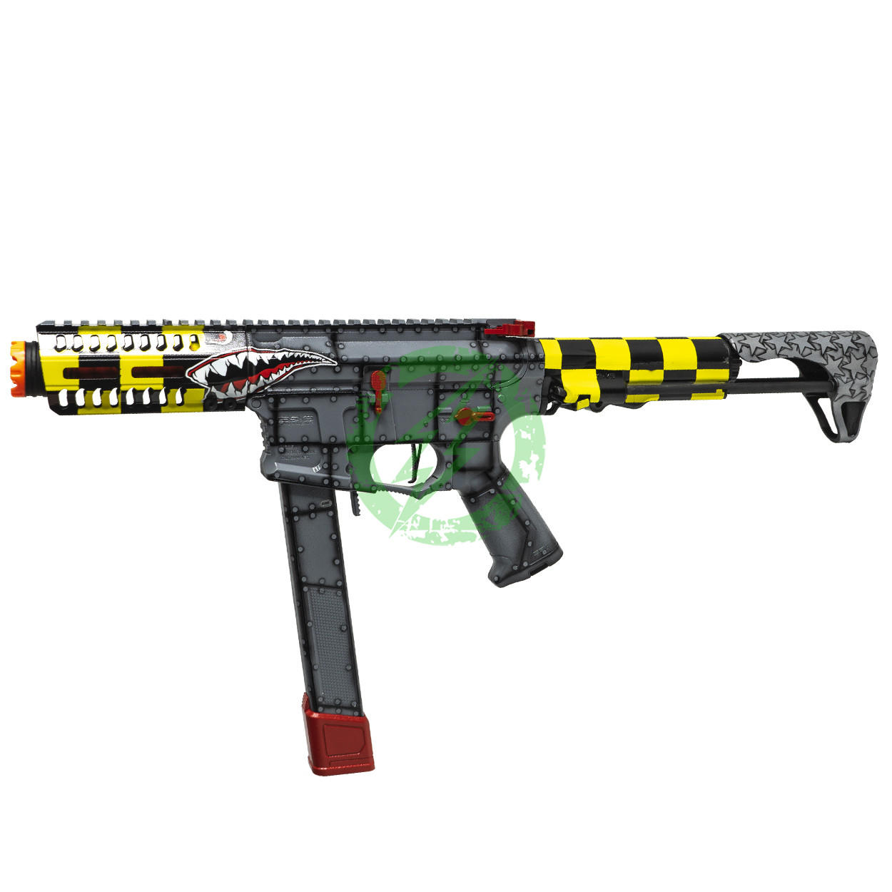 Rogue Customs 'Bomber Iron Yellow' G&G ARP 9 Airsoft Rifle