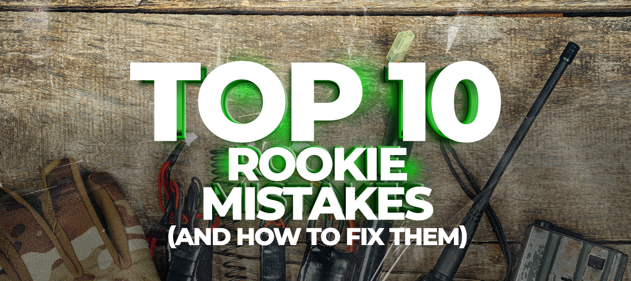 Top 10 Rookie Mistakes in Airsoft & How to Fix Them - Amped Airsoft