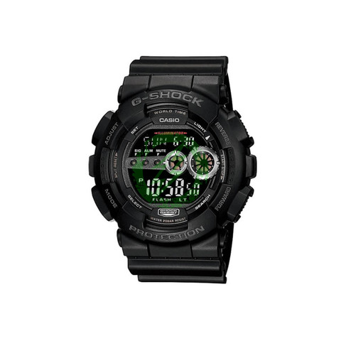 Casio Military Series G-Shock Protection Black Resin Wrist Watch