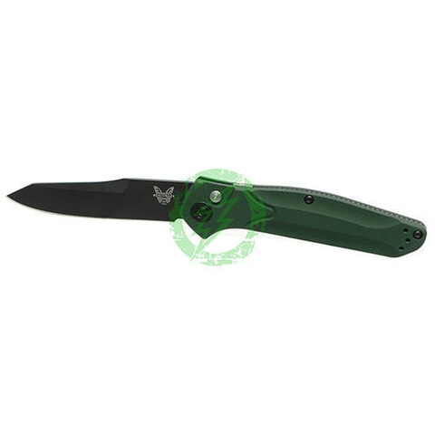 Benchmade Auto Osborne Reverse Tanto Green Anodized Knife