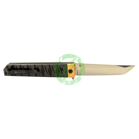 KTactical Pocket-Sized Japanese Katana Knife | Mirror Finish Blade