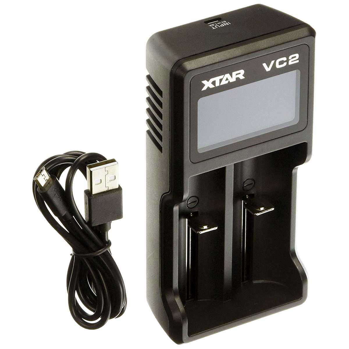 Xtar VP1 Battery Charger Li-ion 18650 18500 18350 RCR123