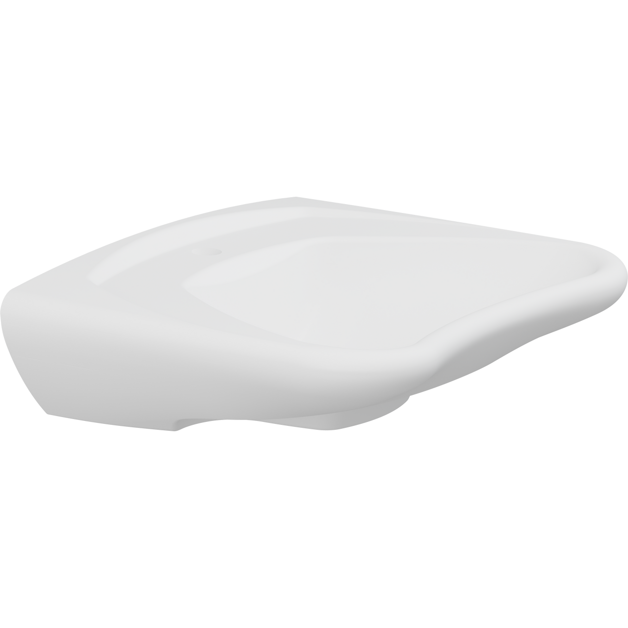 Pressalit MATRIX CURVE R2051 ergonomic wash basin. 600 x 490 mm. Incl ...