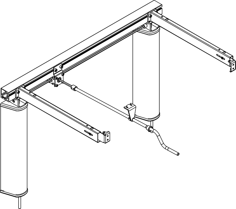Ropox FlexiManual 30-65095 wall mounted height adjustable frame to suit ...