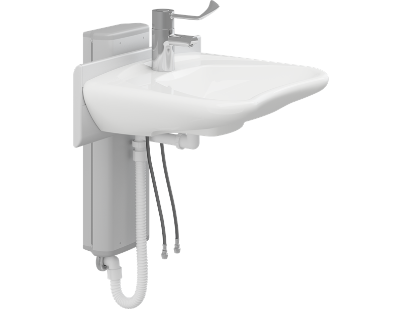 Pressalit PLUS wash basin bracket, electrically height adjustable and ...
