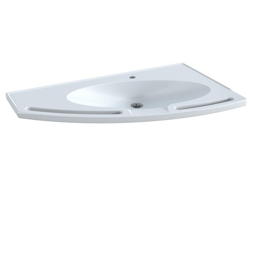 Pressalit MATRIX ANGLE R2043 vanity wash basin with integrated handles ...