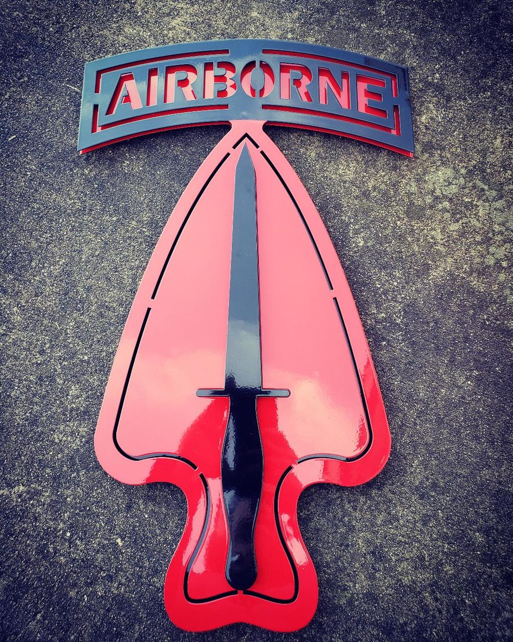 USASOC Crest - Metal Worx Inc