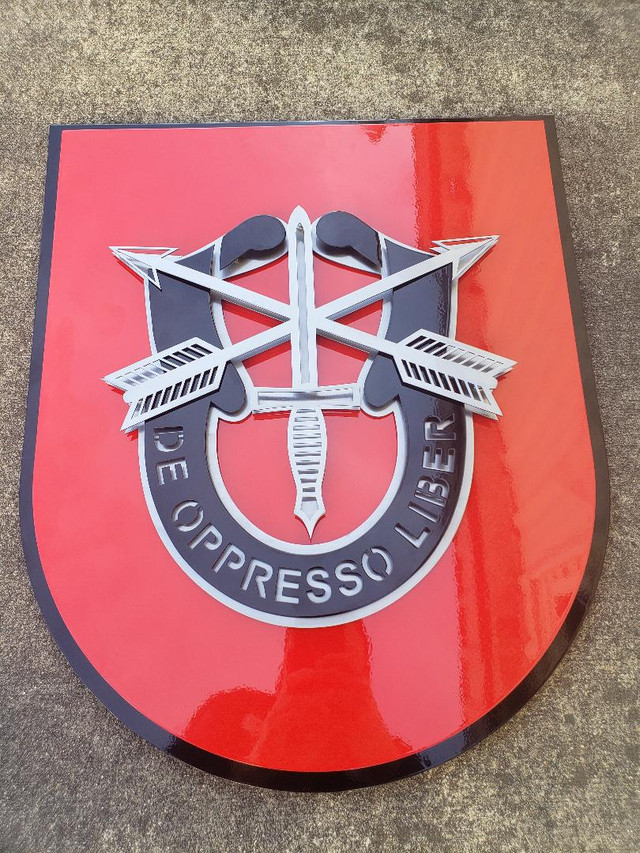 USASOC Crest - Metal Worx Inc