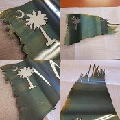 Custom Made Battle Worn Flags - CUSTOM BATTLE WORN FLAGS. - STATE ...