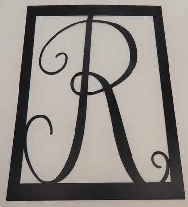 Rectangle Monogram - Metal Worx Inc