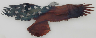 36" Rustic Bald Eagle - Metal Worx Inc