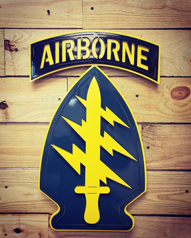 1st Special Forces Command Crest - Metal Worx Inc