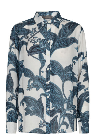 MOS MOSH Quiet Gray Mmtaylor Paiz Shirt | 156550