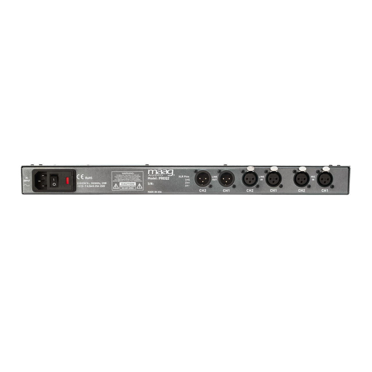 Maag Audio PREQ2 Dual Mic Preamp with EQ