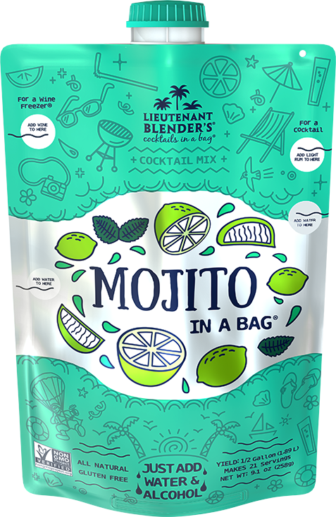 Mojito in a Bag® - Lieutenant Blender's Cocktails in a Bag
