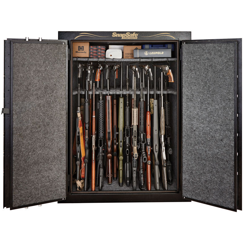 SnapSafe Super Titan XXL Double Door 60-Minute 56 Gun Modular Safe