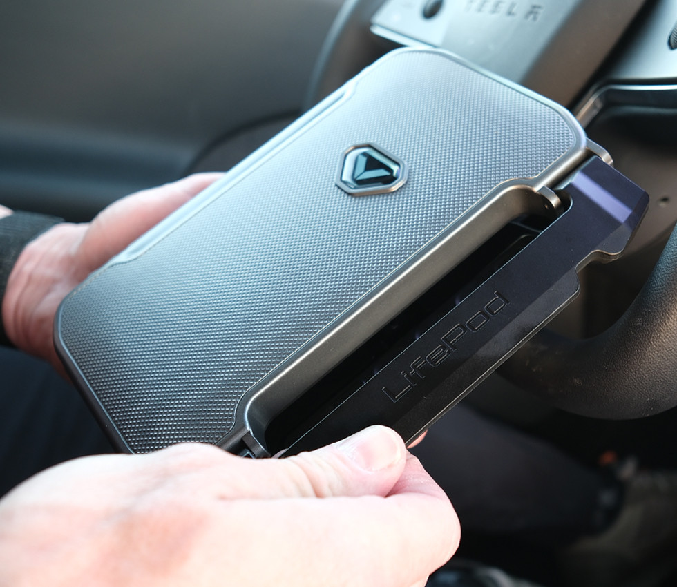 VAULTEK LifePod X Micro Weatherproof Lockbox - Gun Metal