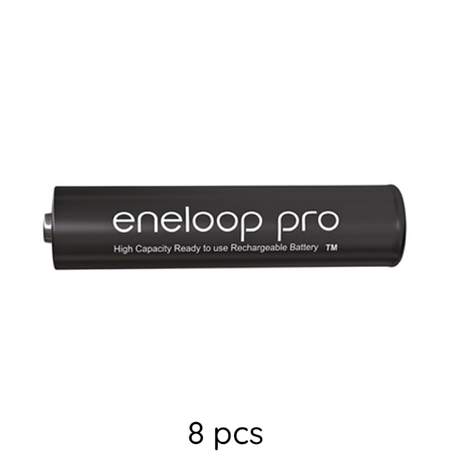 8-Pack AAA NiMH Panasonic Eneloop Pro Rechargeable Batteries (Bulk)
