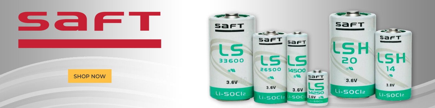 Mega Batteries Saft, Tadiran, Panasonic, Energizer, Duracell & More