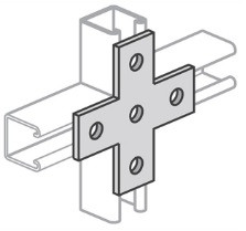 5-HOLE FLAT CROSS PLATE - Spectrum Supply Co.