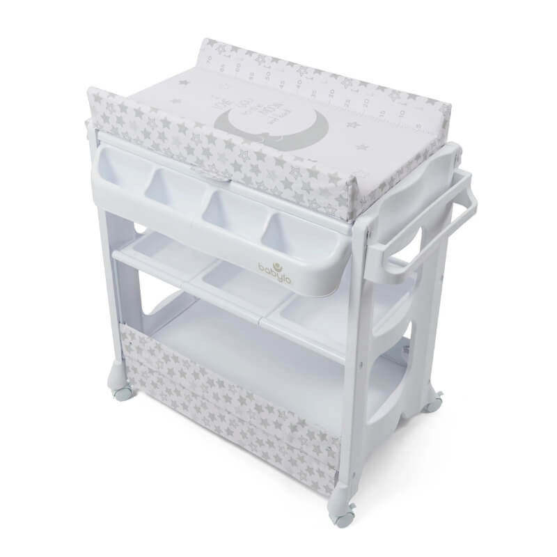 Babylo Smart Changer with Bath (0+) Grey Marle : InHealth.ie
