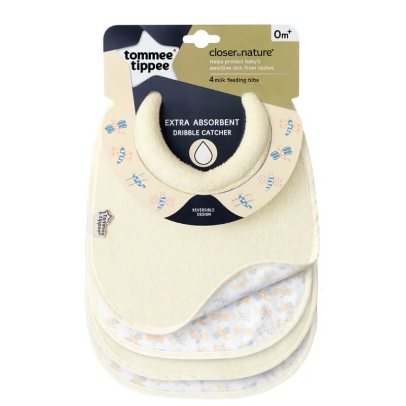 Tommee Tippee Closer to Nature Milk feeding Bibs : InHealth.ie
