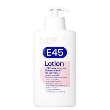 E45 Lotion Pump Dispenser 500ml : InHealth.ie