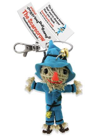 The Scarecrow String Doll Keychain from Thailand - The Silk Road Fair ...