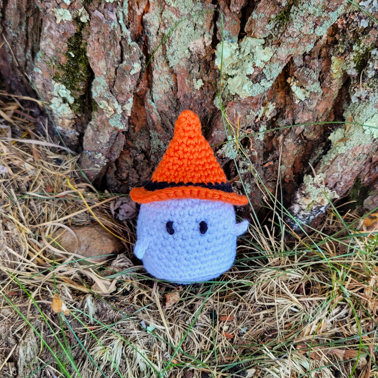 Knit Wool Mini Ghost from Chile - The Silk Road Fair Trade Market
