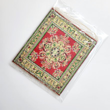 Green and Red Turkish Rug Inspired Single Coaster from Turkey - The ...