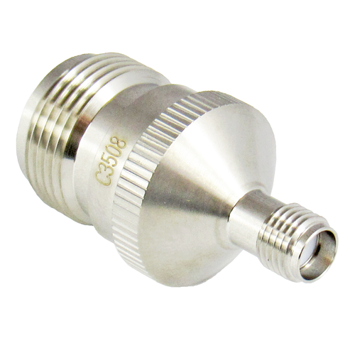 C3508 SMA to N F/F Adapter 18Ghz VSWR 1.15 S Steel