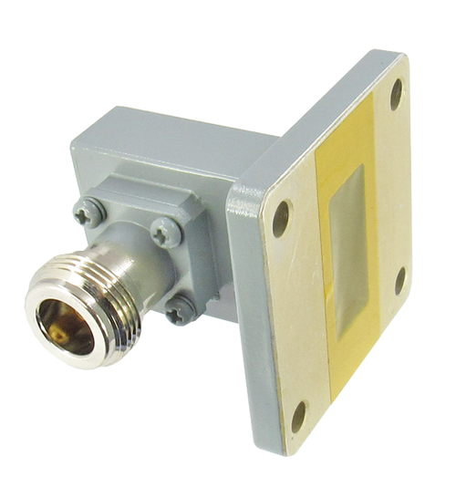 CWR90NC WR90 to N Female Waveguide Coaxial Adapter