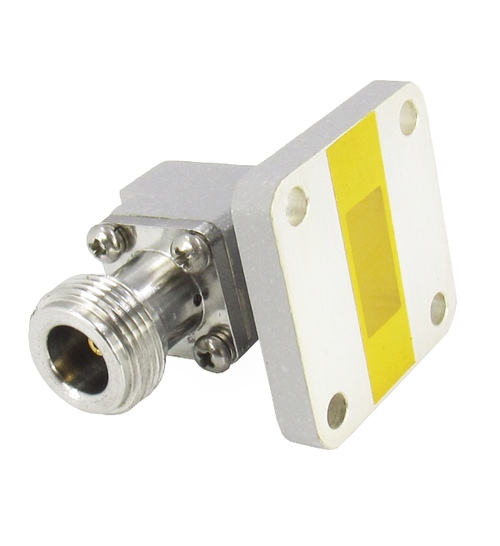 CWR62NC WR62 to N Waveguide to Coax Adapter 12.4-18Ghz VSWR 1.25