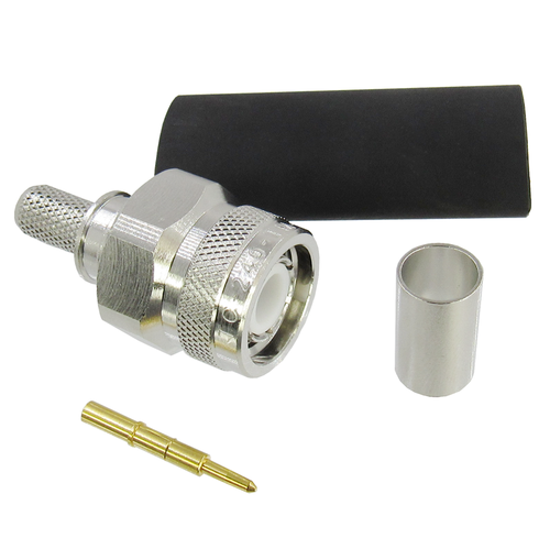 TC-240-TM-X TNC Male Connector LMR240 Solder Crimp - Centric RF