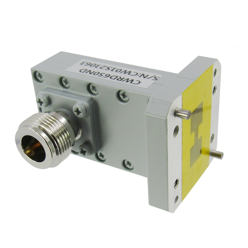 CWRD650ND Double Ridge WRD650 to Coax N Female Adapter 6.5-18ghz
