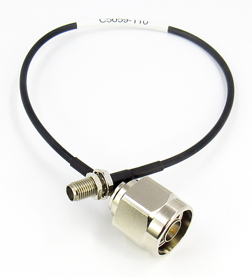 C5059-110-XX N/Male to SMA/Female Bulkhead CRF100 2 Ghz VSWR 1.30 ...