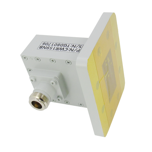 CWR159NB WR159 to N Waveguide to Coax Adapter 4.64-7.05 Ghz VSWR 1.20
