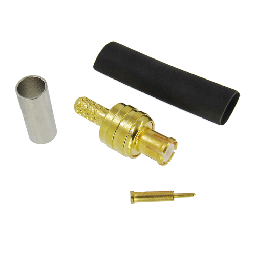 CX3207 MCX Plug Connector RG316DS Brass - Centric RF