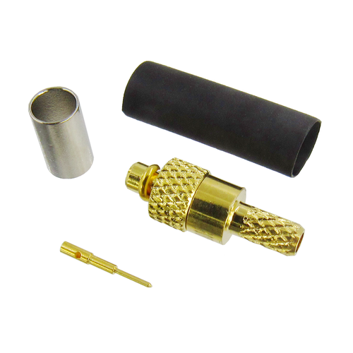 CX4805 MMCX Plug Connector Brass RG316DS