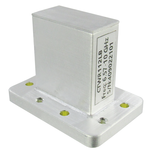 CTWR112LB WR112 Waveguide Termination Short 6.57-10Ghz VSWR 1.2 30 Watts