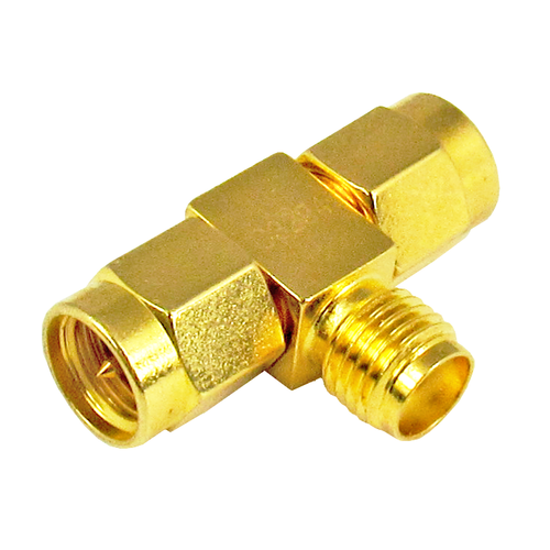 C3294 SMA T Adapter M-F-M