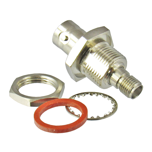 C2237 SMA to BNC Bulkhead Adapter
