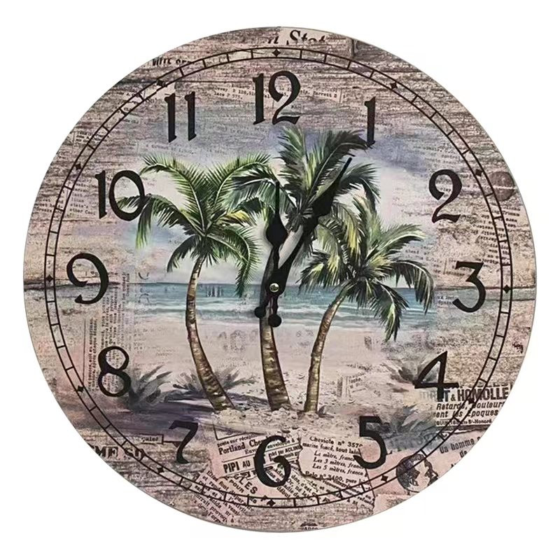 Palm Tree Outdoor Clock