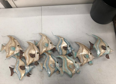 Capiz Banner Fish S16-WD-007-SG-110 - Curious Cargo Home Decor