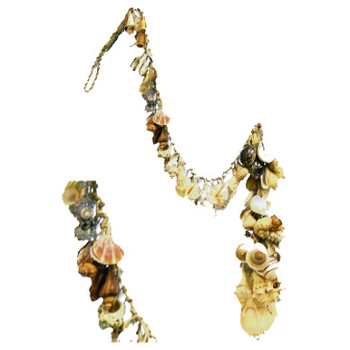 82" SEASHELLS ON ROPE (05100) 25100-2 - Curious Cargo Home Decor