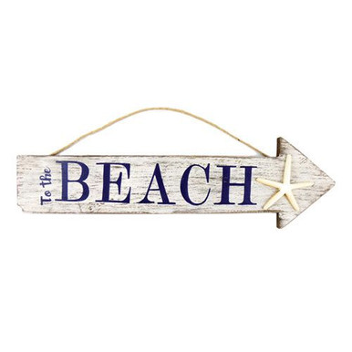 TO THE BACH ARROW SIGN BV151-52 - Curious Cargo Home Decor